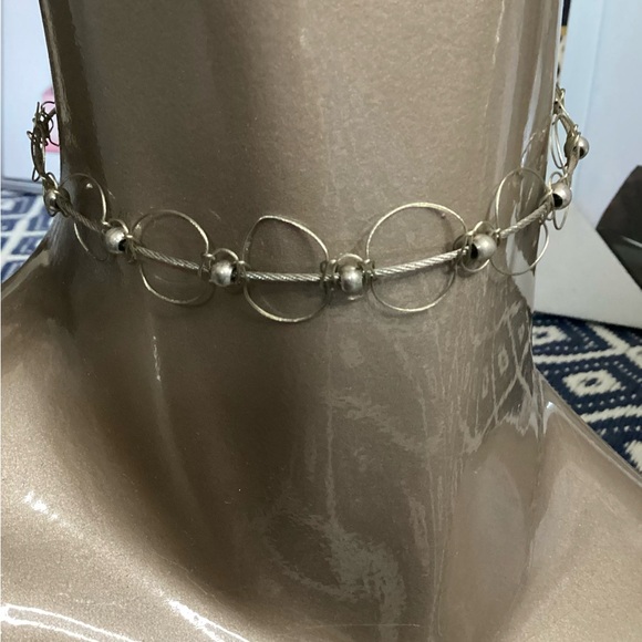 Source Unknown | Jewelry | Silver Circle Bead Necklace | Poshmark
